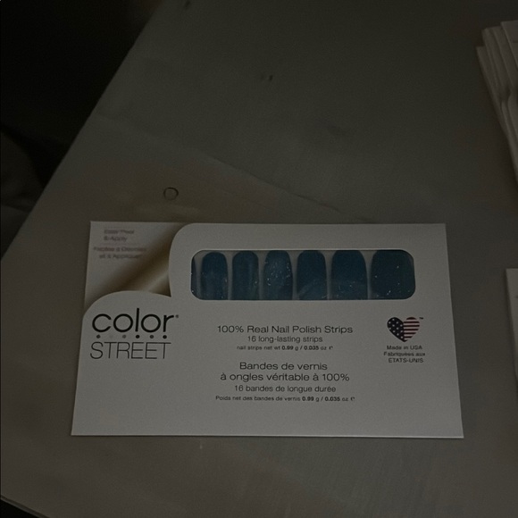 Color Street | Makeup | Color Street Blue Nail Polish Strips Sapphire ...